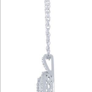 Jewelry | 11 Ct Gen Diamond Necklace In Sterling Silver | Poshmark